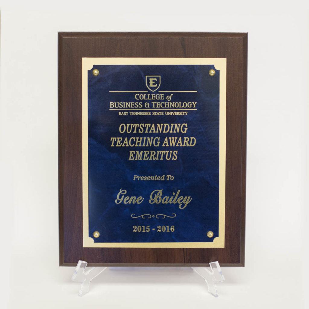 Laser Plaque With Marble Colored Plate - Trophy Shop INC